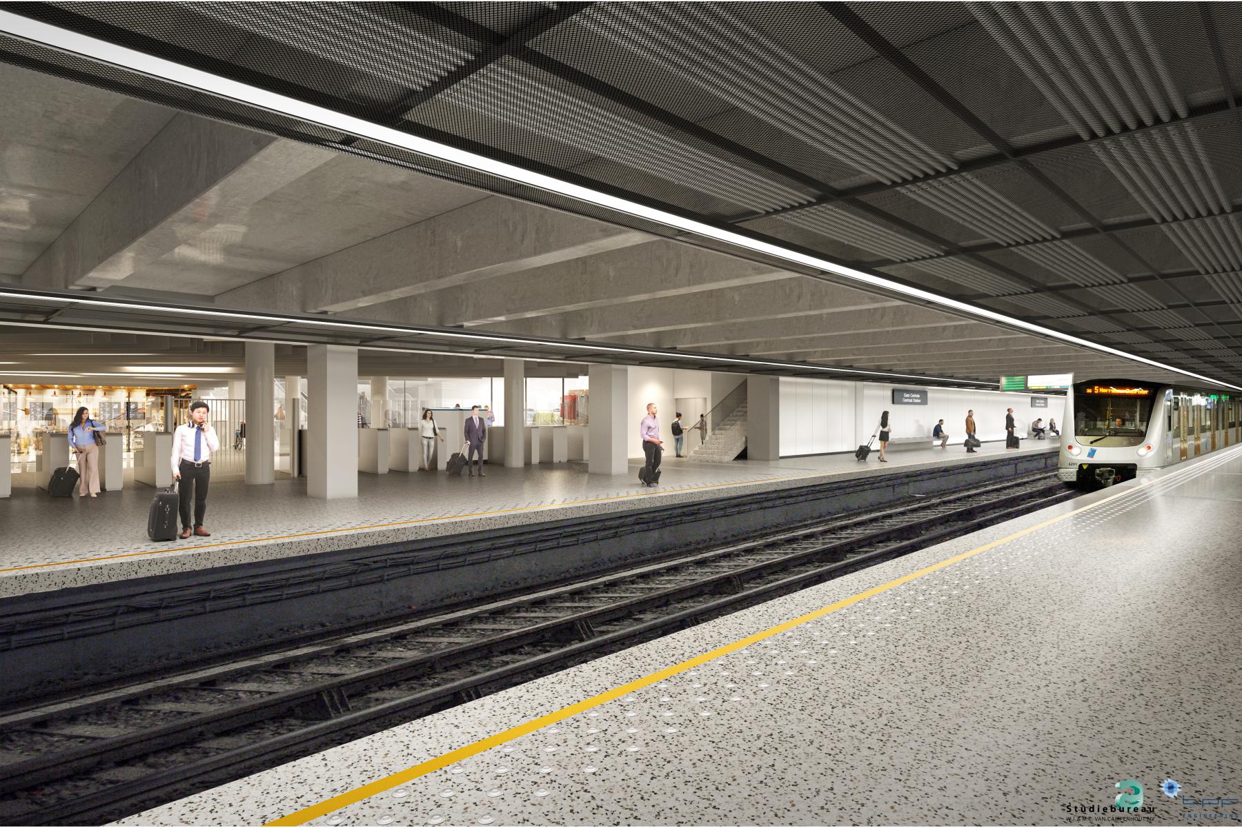 Station de Métro Gare Centrale Bruxelles | TPF